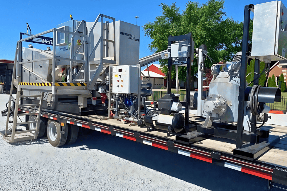 Mobile Screw Press Rentals for Sludge Dewatering - Merrell Bros., Inc.